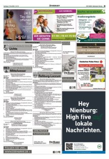 DIE HARKE vom 17.05.2025 | DIE HARKE - Nienburger Tageszeitung seit 1871