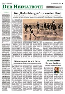 DIE HARKE vom 02.08.2025 | DIE HARKE - Nienburger Tageszeitung seit 1871